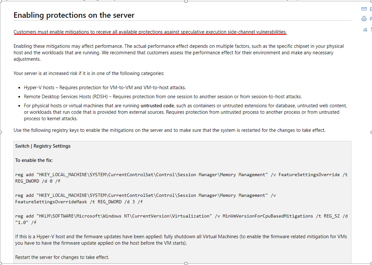 About Mitigating Speculative Store Bypass (SSB) - CVE-2018-3639 (QID 91462)