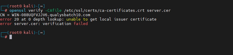 QID 38173 (SSL Certificate - Signature Verification Failed ...